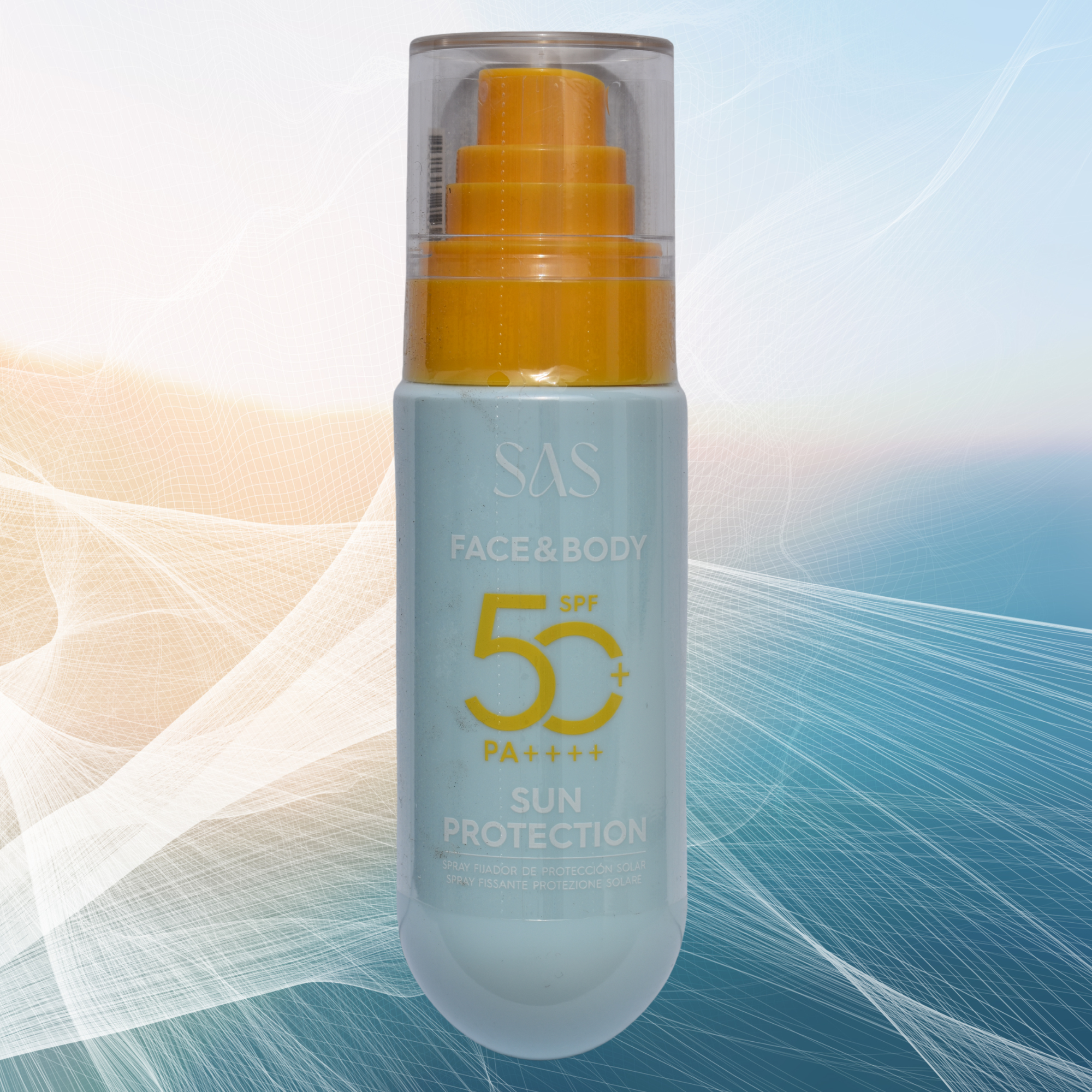 Protector Solar Liquido 50 SPF PA++++ SAS Cosmetics - SAC137 – Moda ...